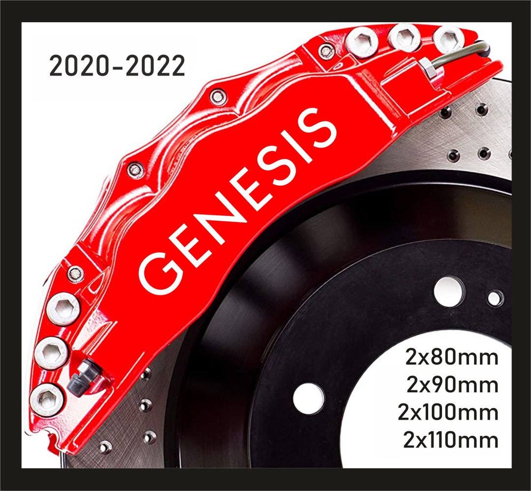 Genesis Brake Caliper Decals / Stickers 2020-2022 Models Set of 8 - Etsy