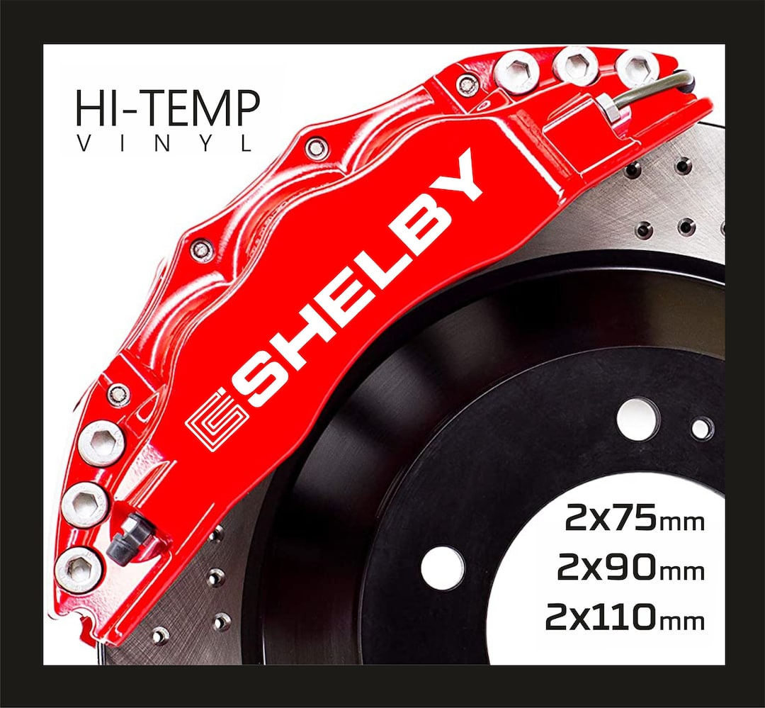 SHELBY Brake Caliper Decals / Stickers - Etsy