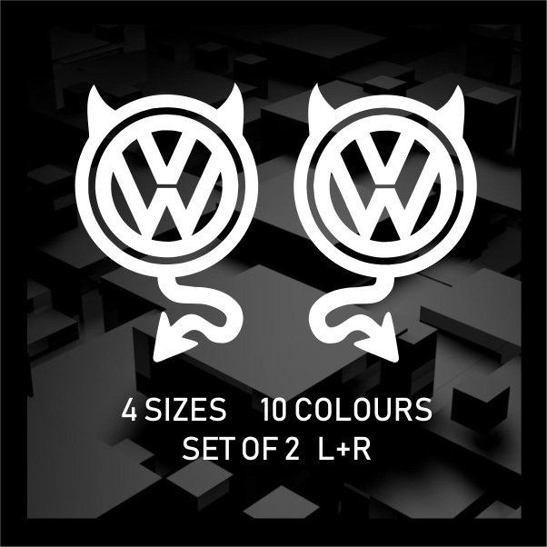 Volkswagen car decal Etsy