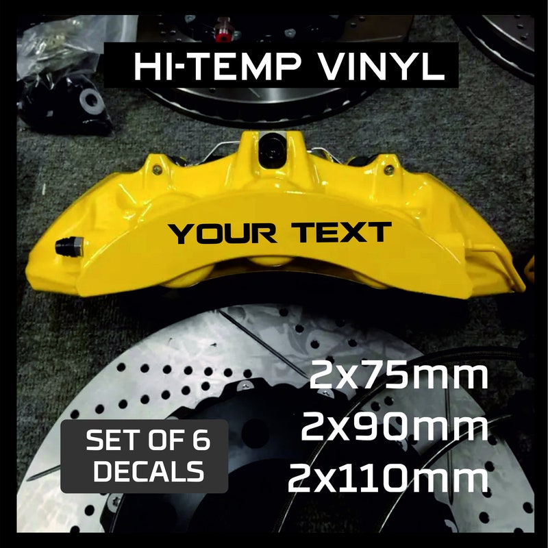 Porsche Caliper Decal - Etsy