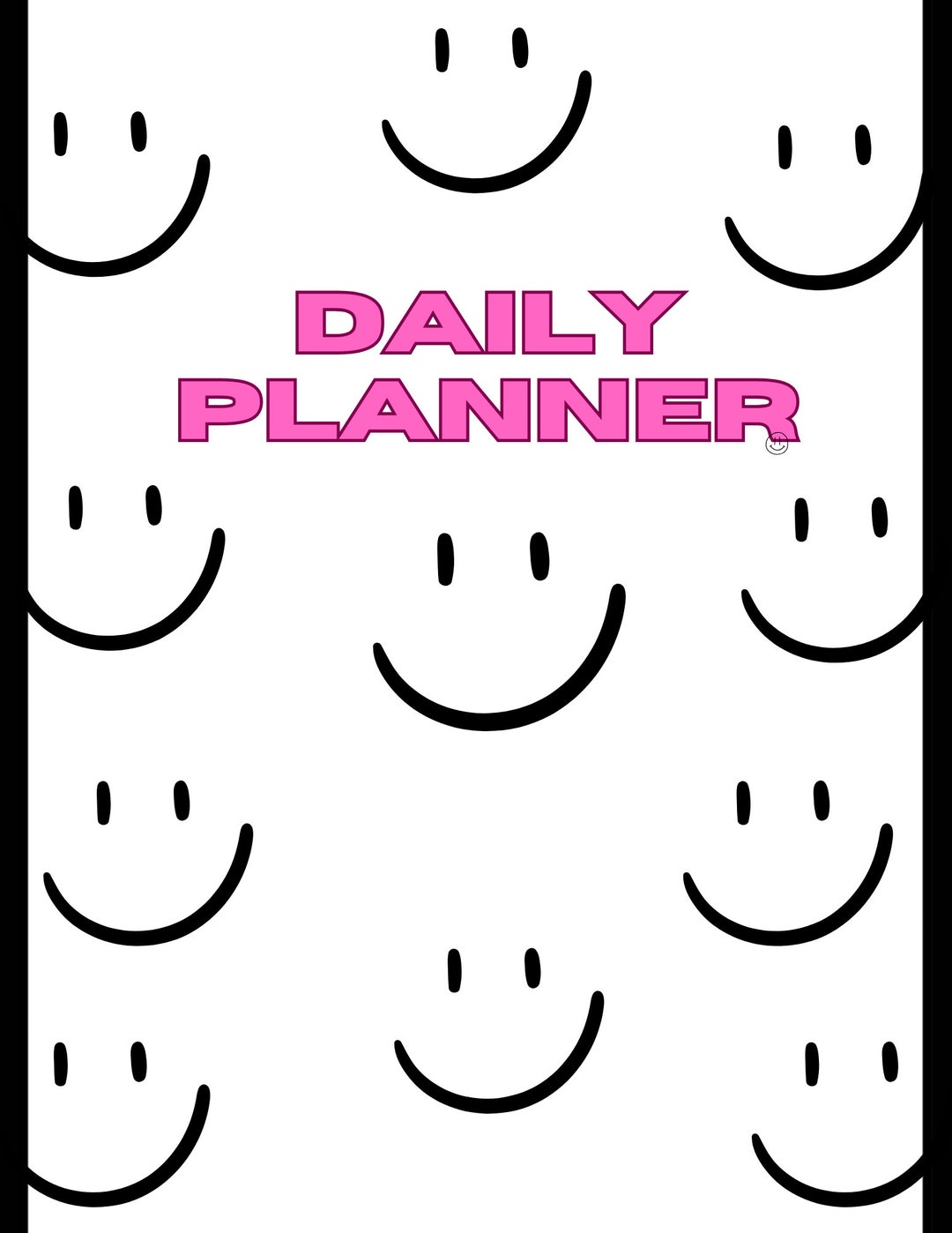 The Smiley Planner - Etsy