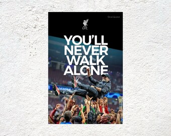 Jurgen Klopp Liverpool, Printable A3 Sport Wall Art, Gift for Boy ...