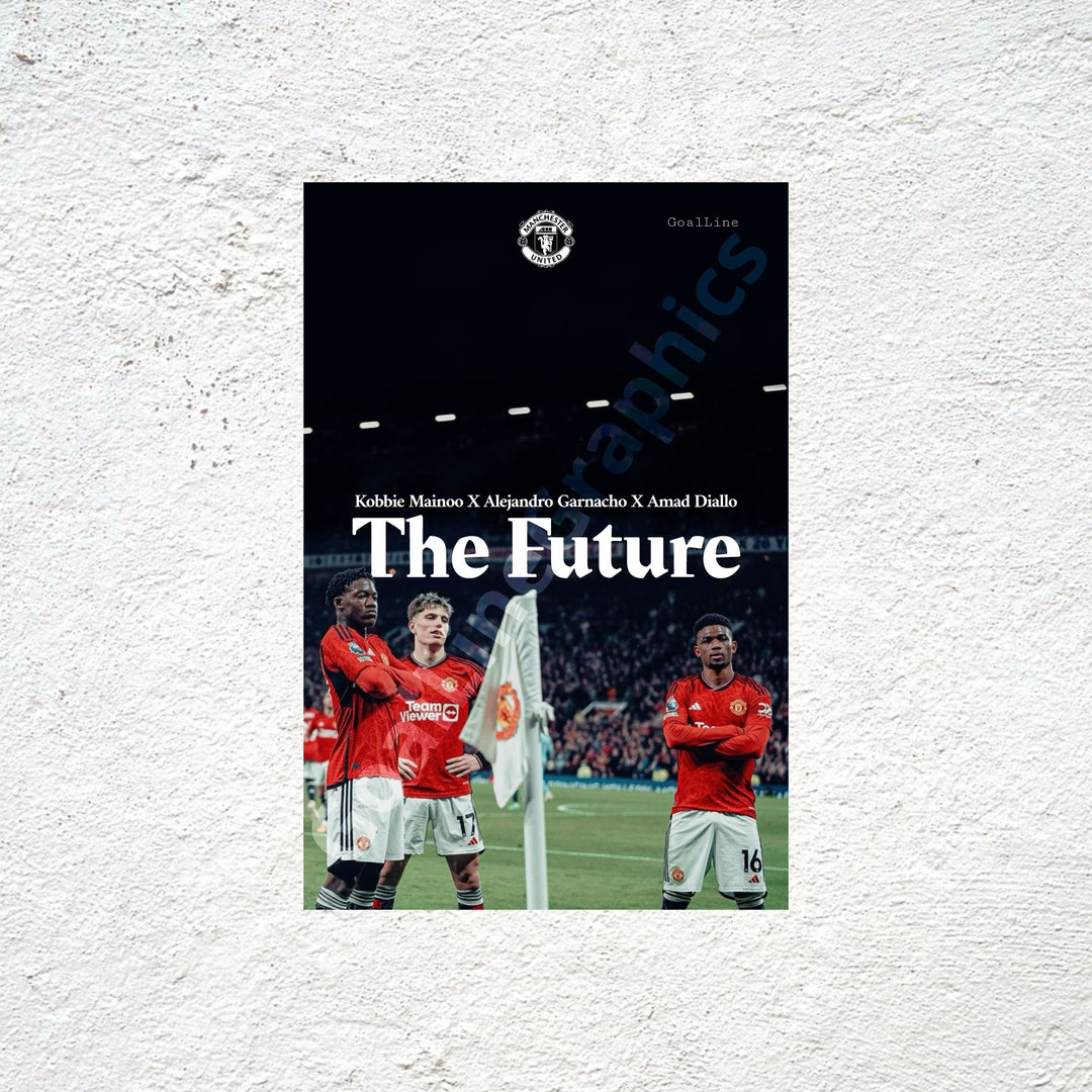 Manchester United Poster Mainoo X Garnacho X Diallo - Etsy