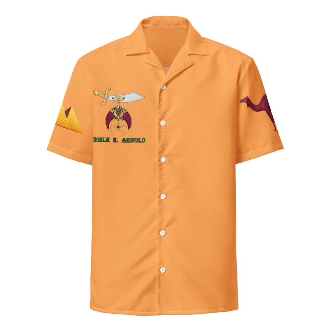 Shriners Neon Button Shirt - Etsy