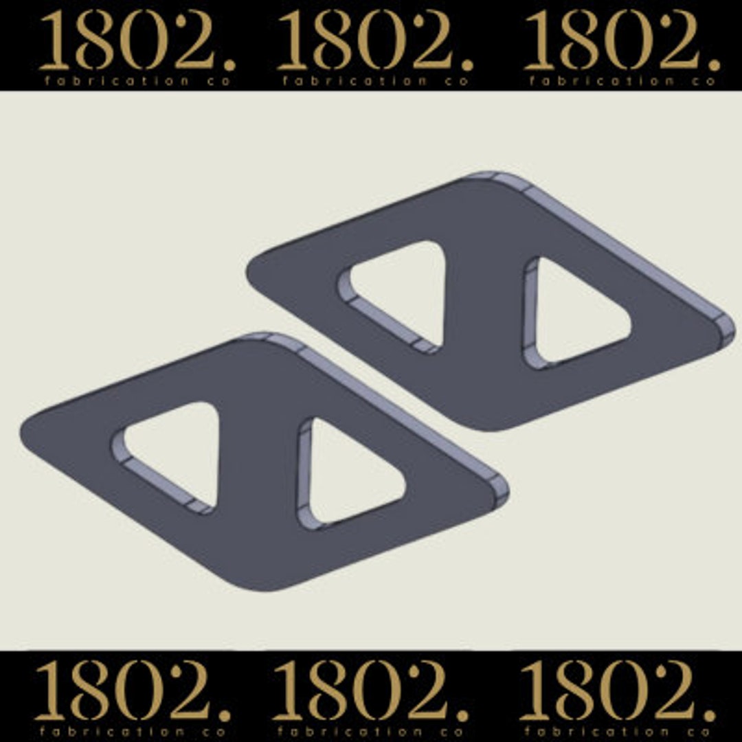Fishplate Gussets (2x4", 3x6", 4x8') DXF/SVG Files - 1802 ...