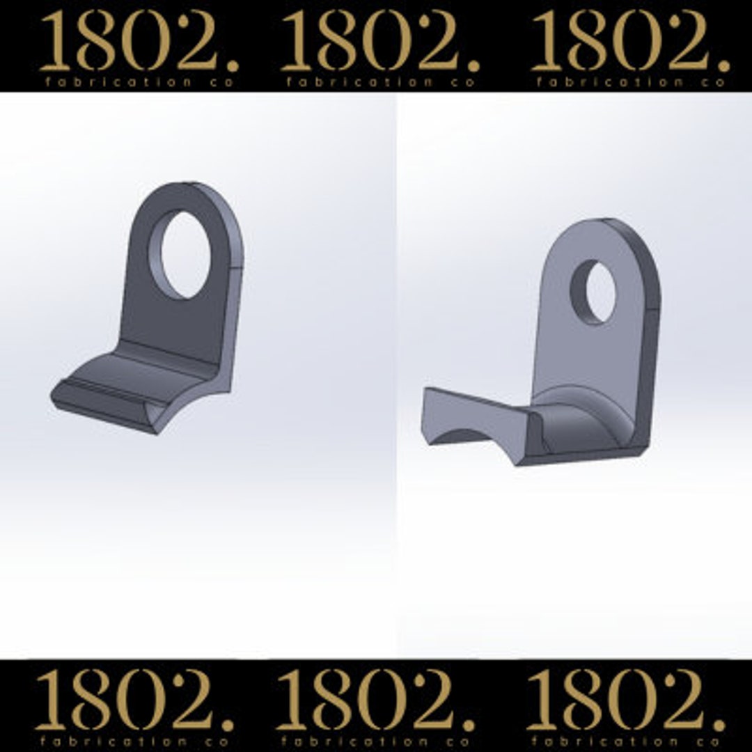 3d Print Stls: Tube Mount Brake Line Tabs, Hose Clamp or Drill Mounted ...