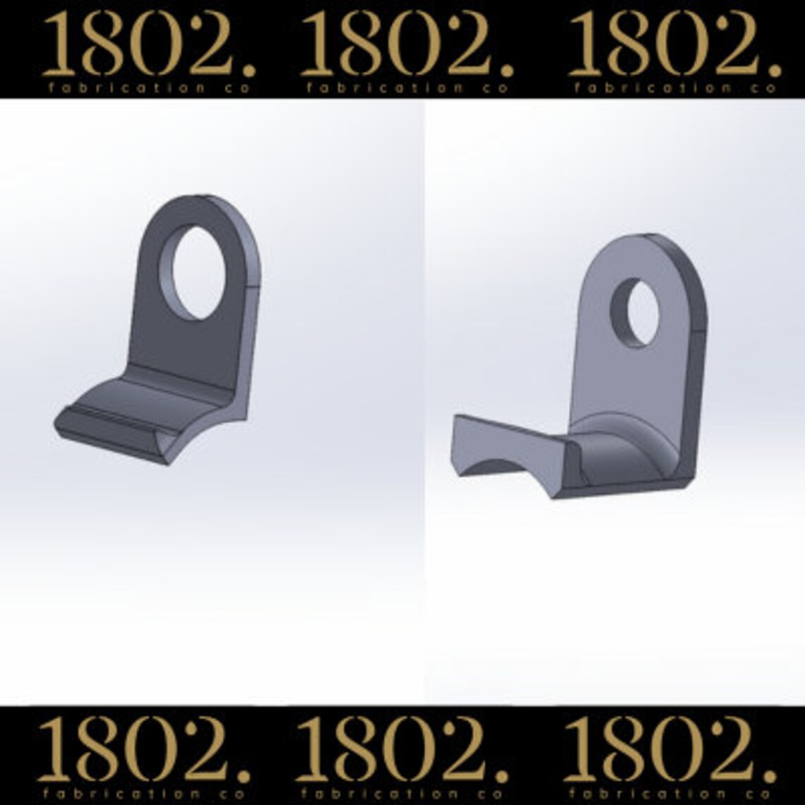 3d Print Stls: Tube Mount Brake Line Tabs, Hose Clamp or Drill Mounted ...