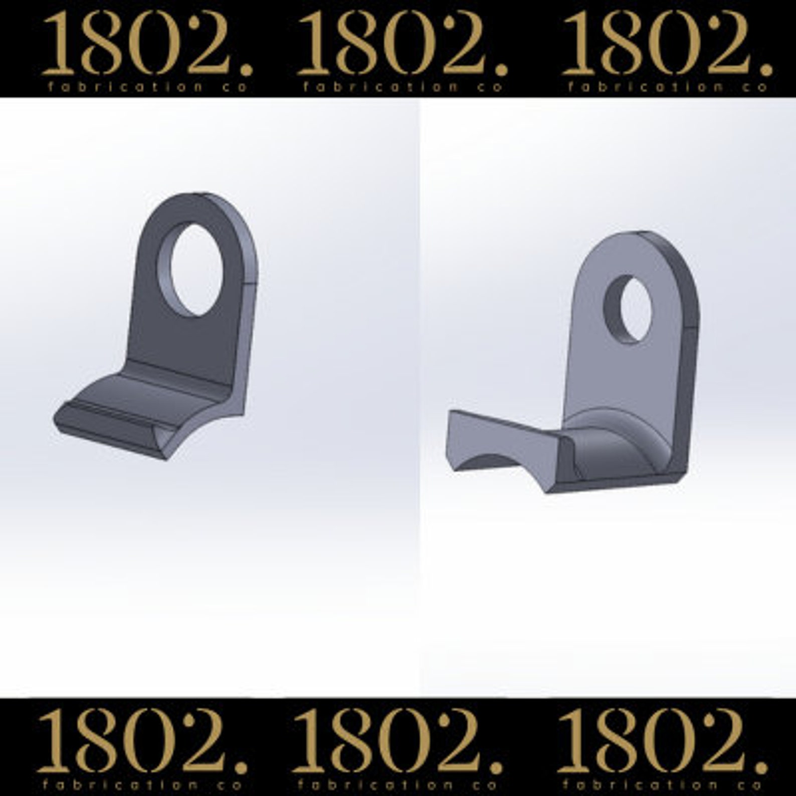 3d Print Stls: Tube Mount Brake Line Tabs, Hose Clamp or Drill Mounted ...