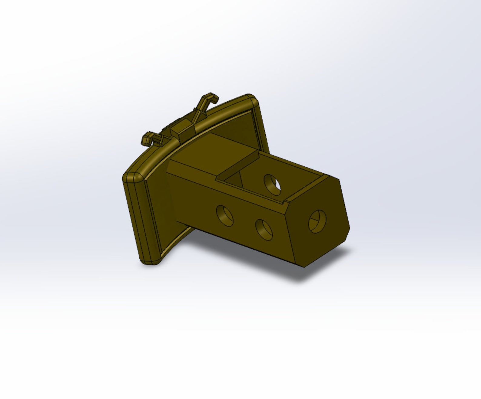 Claymore Mine Trailer Hitch Cover STL for 2" Hitches | Anti-tailgating ...