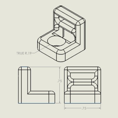 3d Print Stls: Zip Tie Tabs, Flat Mount - 1802.fabricationcompany - Etsy