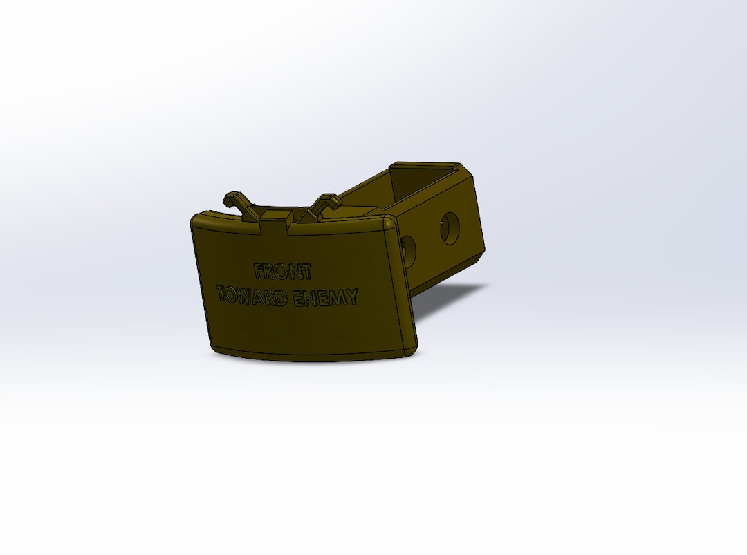 Claymore Mine Trailer Hitch Cover STL for 2" Hitches | Anti-tailgating ...