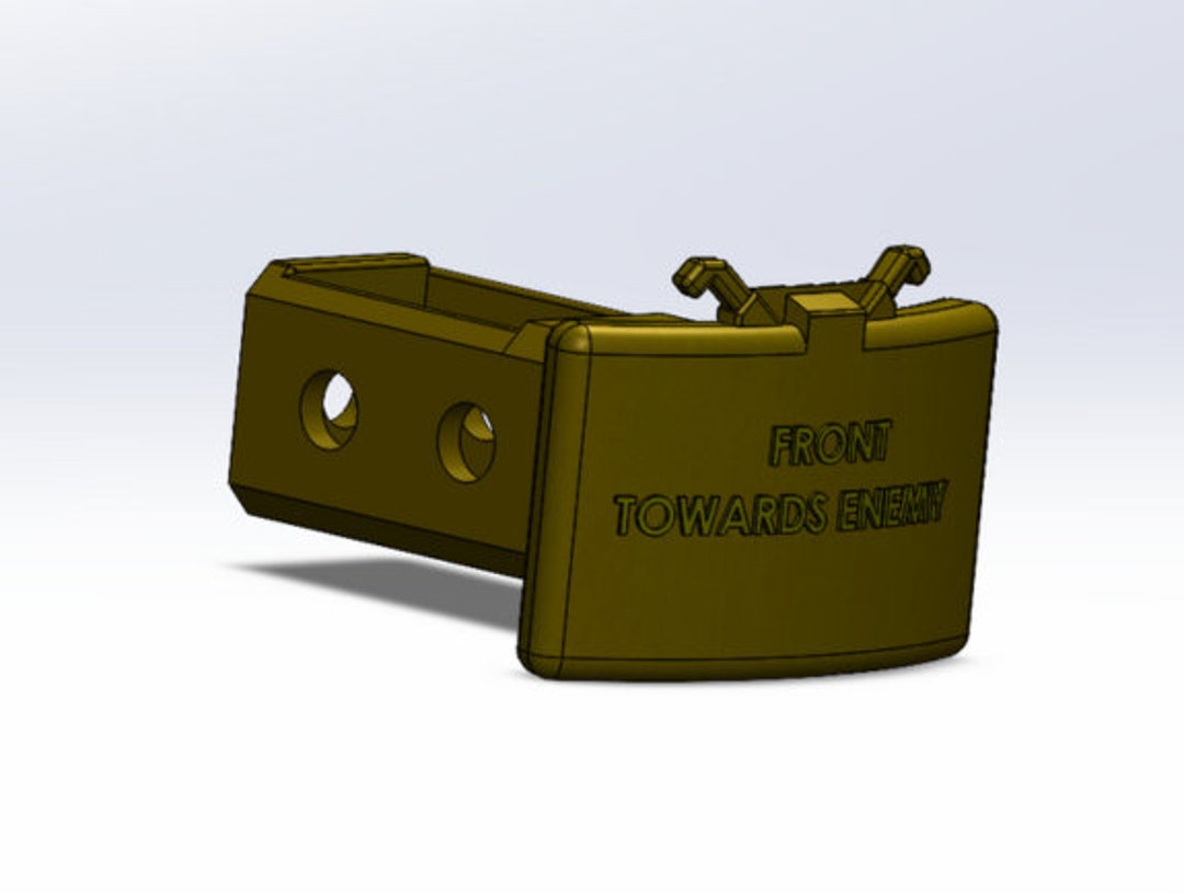 Claymore Mine Trailer Hitch Cover STL for 2 Hitches Anti-tailgating ...