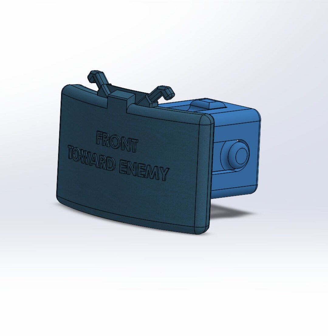 Auto-locking Hitch Cover STL for 2" Hitches - Claymore (no Trailer Pin ...