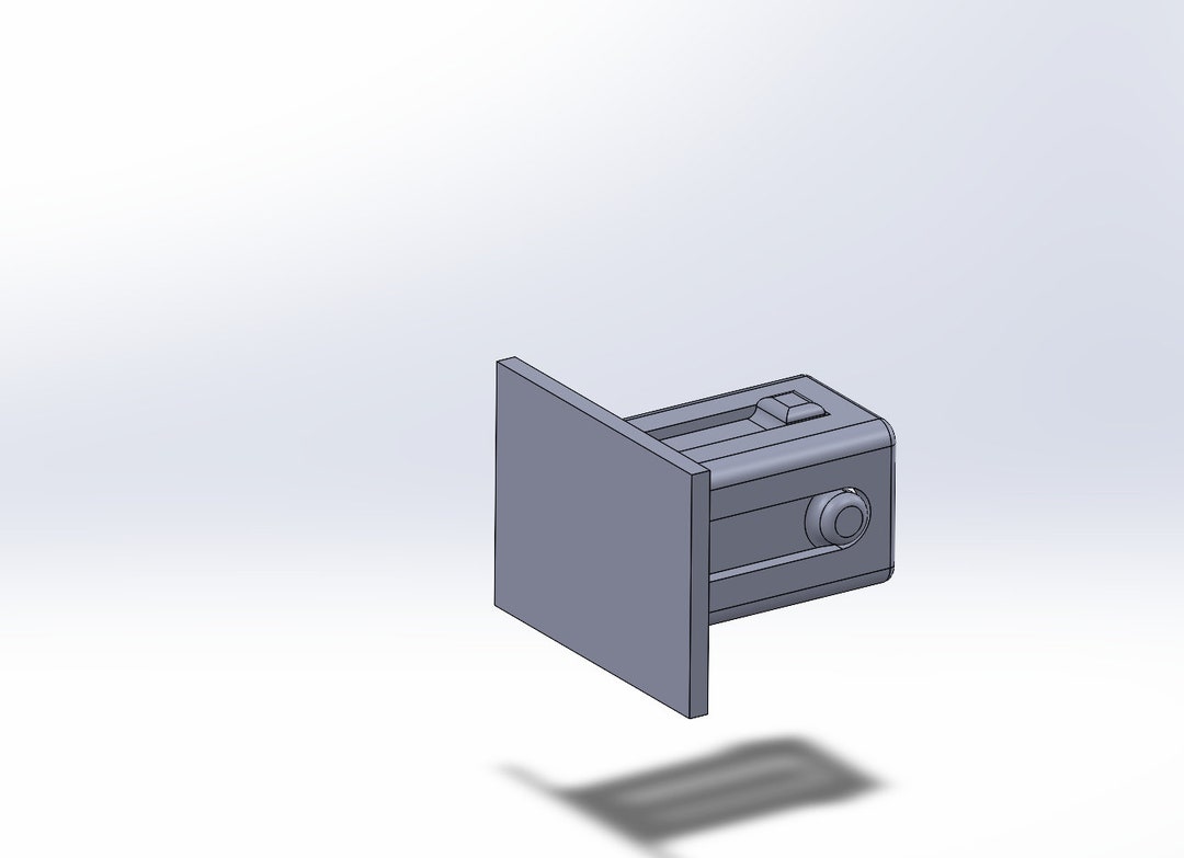 Blank Hitch Cover STL for 2" Hitches (autolock, No Trailer Pin Required ...