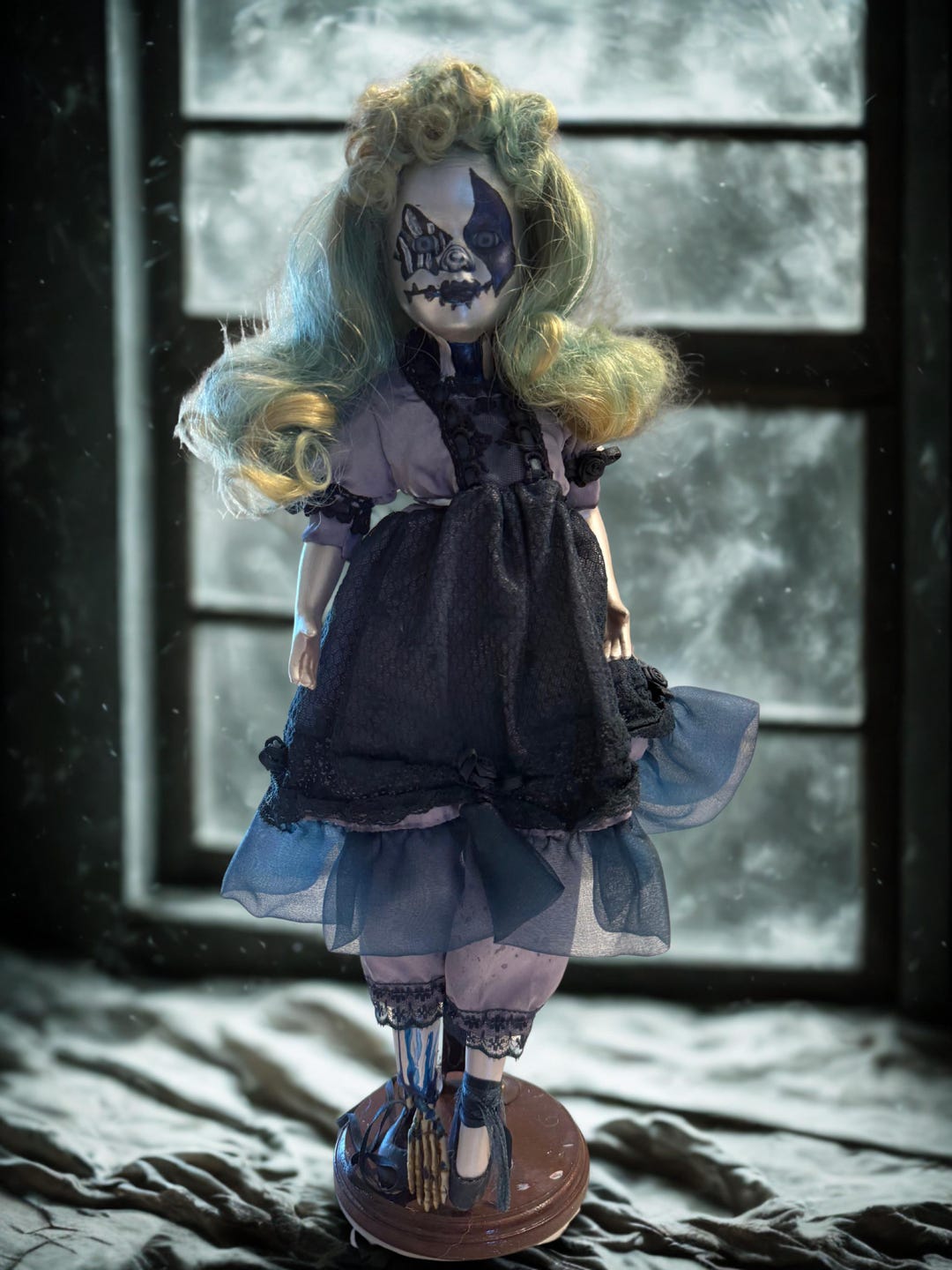OOAK Gothic Horror Art Doll - the Velouria Muse - Etsy