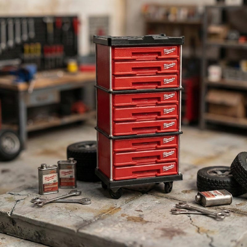 Tool Box 1/18 Scale - Etsy UK