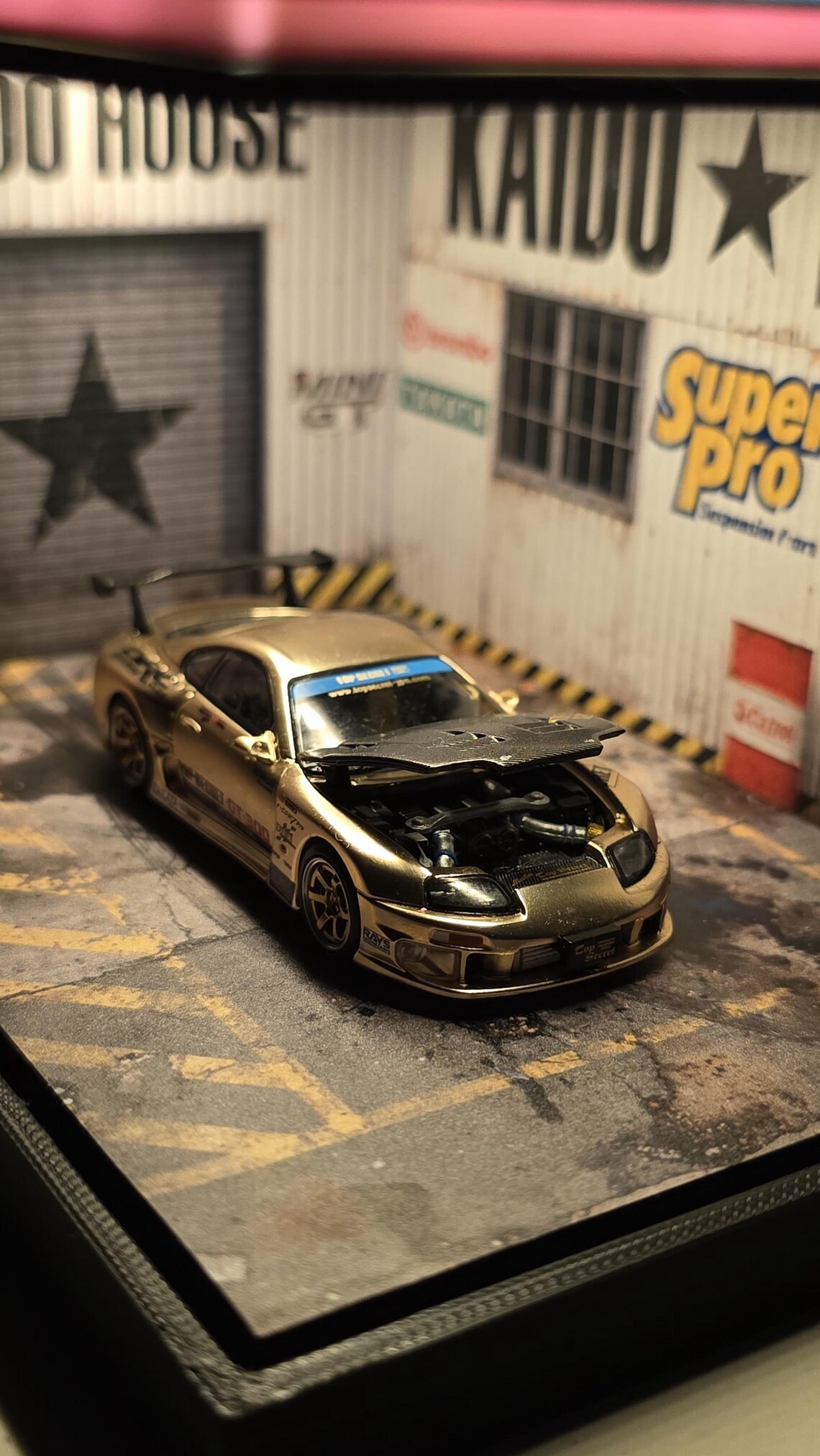 1/64 JDM Garage Diorama – Kaido House Edition With LED & Acrylic Cover ...