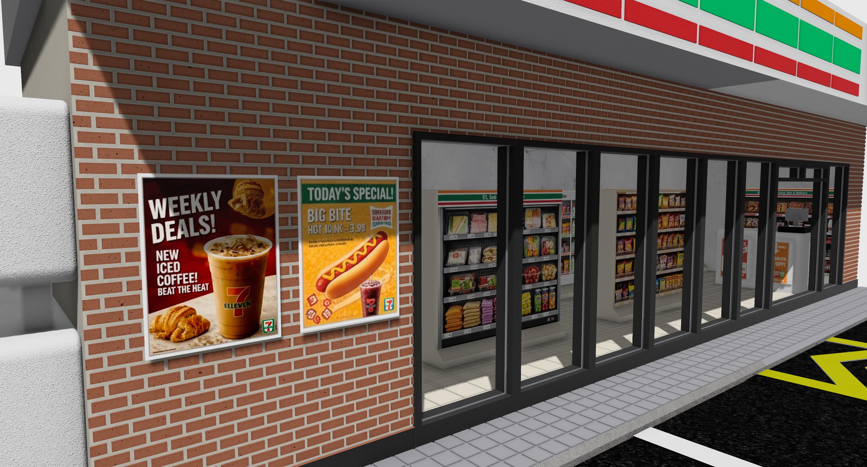 1/64 Scale JDM Konbini Diorama STL, Convenience Store Street Scene ...
