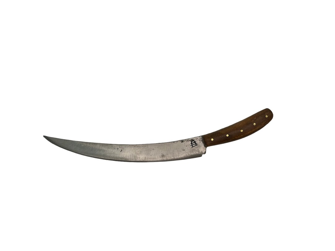 Long Hand Forged 10" Blade Knife - Etsy
