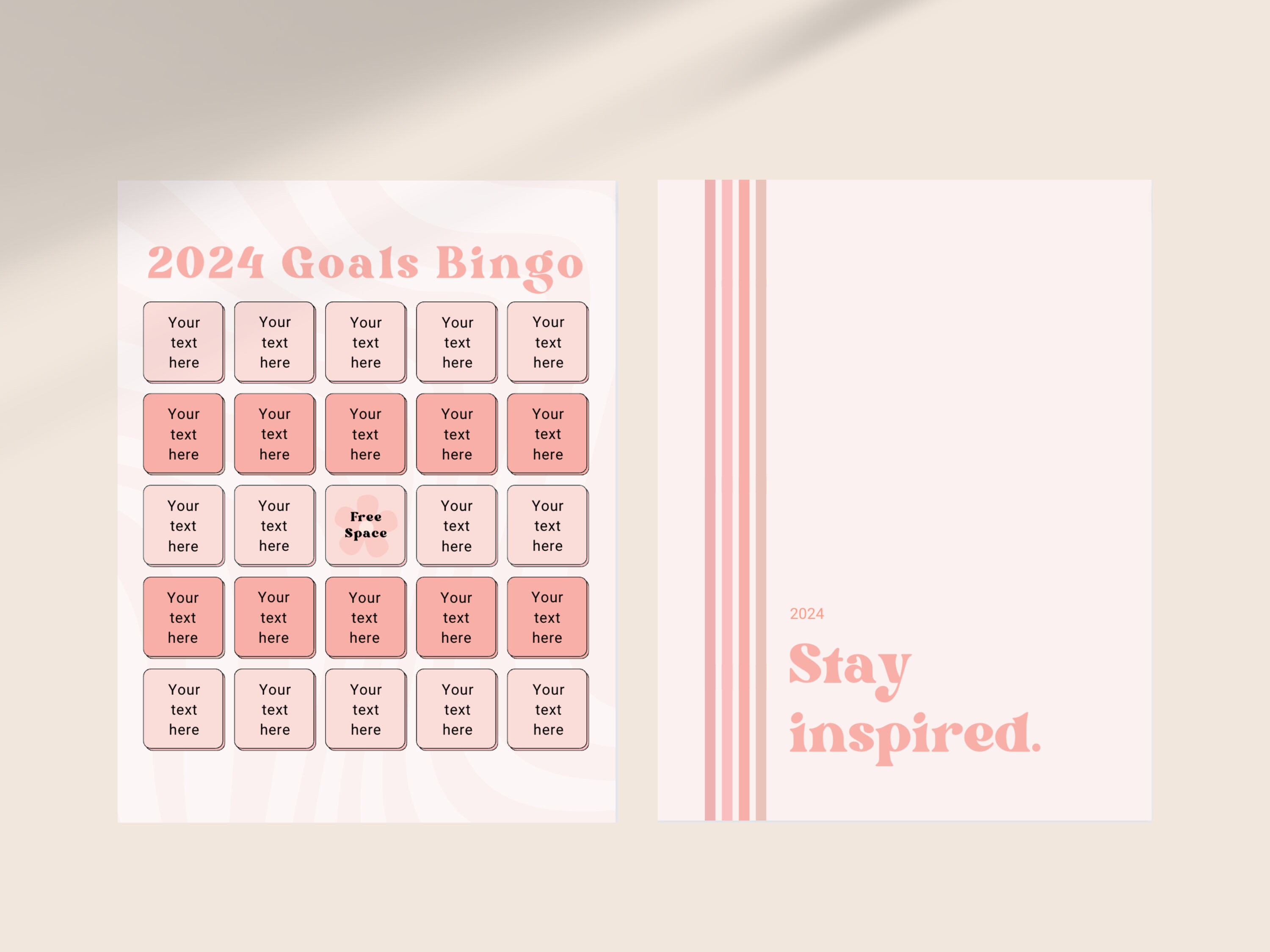 2024 Bingo Goal Tracker - Etsy