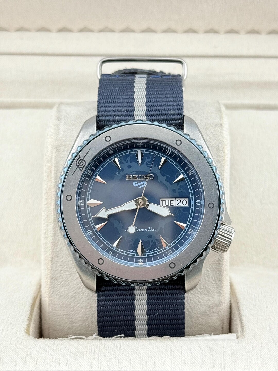 Seiko 5 Sports SRPF69K1 Sasuke Naruto Limited Edition Automatic Watch ...