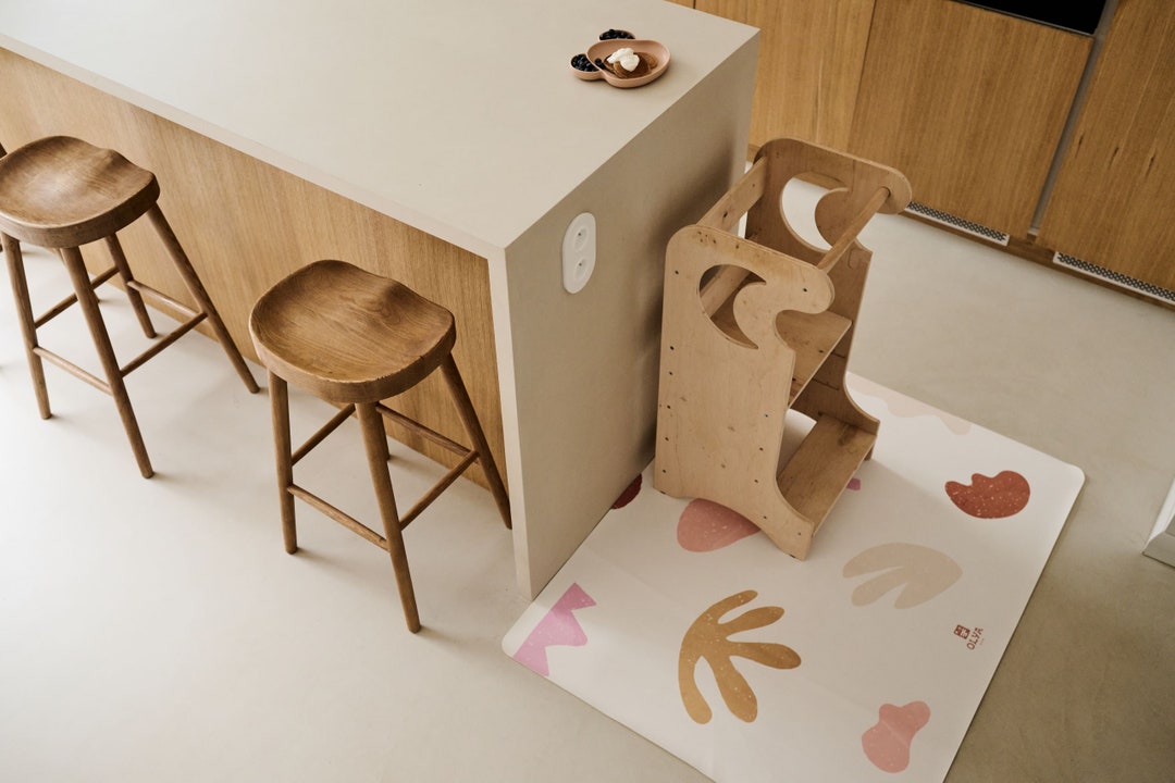 High Chair MAT for Kids Baby Splat Splash Mat Vegan Leather 95x125 Cm ...