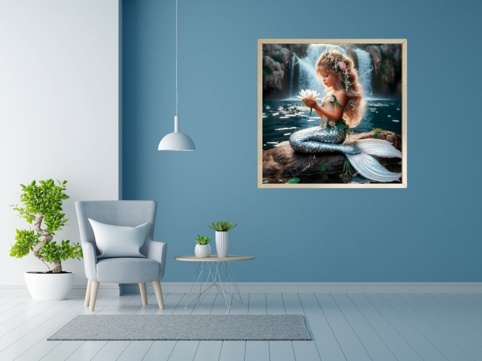 Fantasy Digital Mermaid Art, Realistic Mermaid Photography, Digital ...