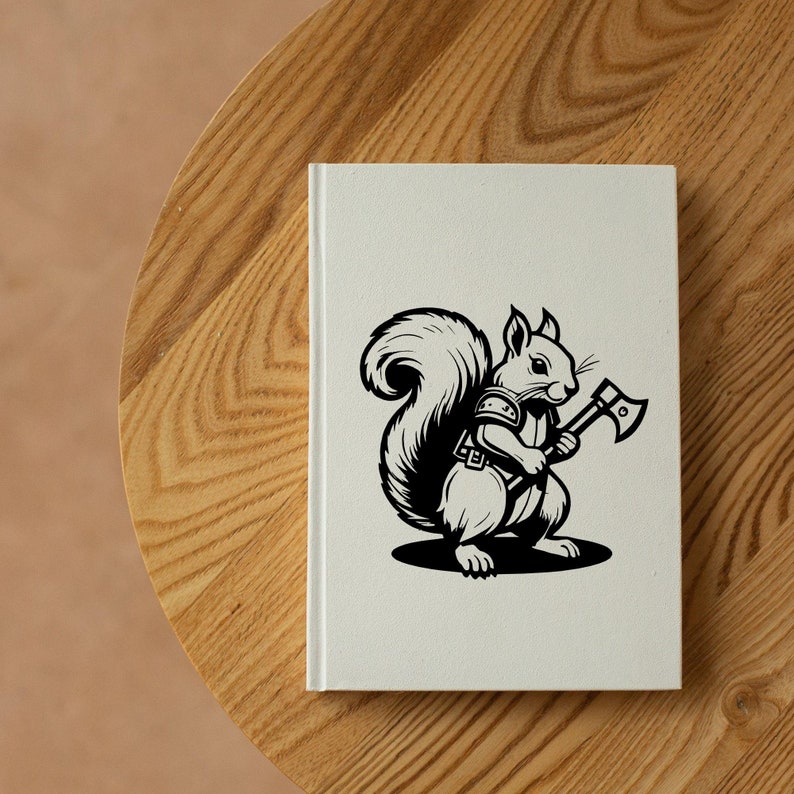 Fighter Squirrel SVG PNG Collection Cute Hand Drawn Clipart Vector ...