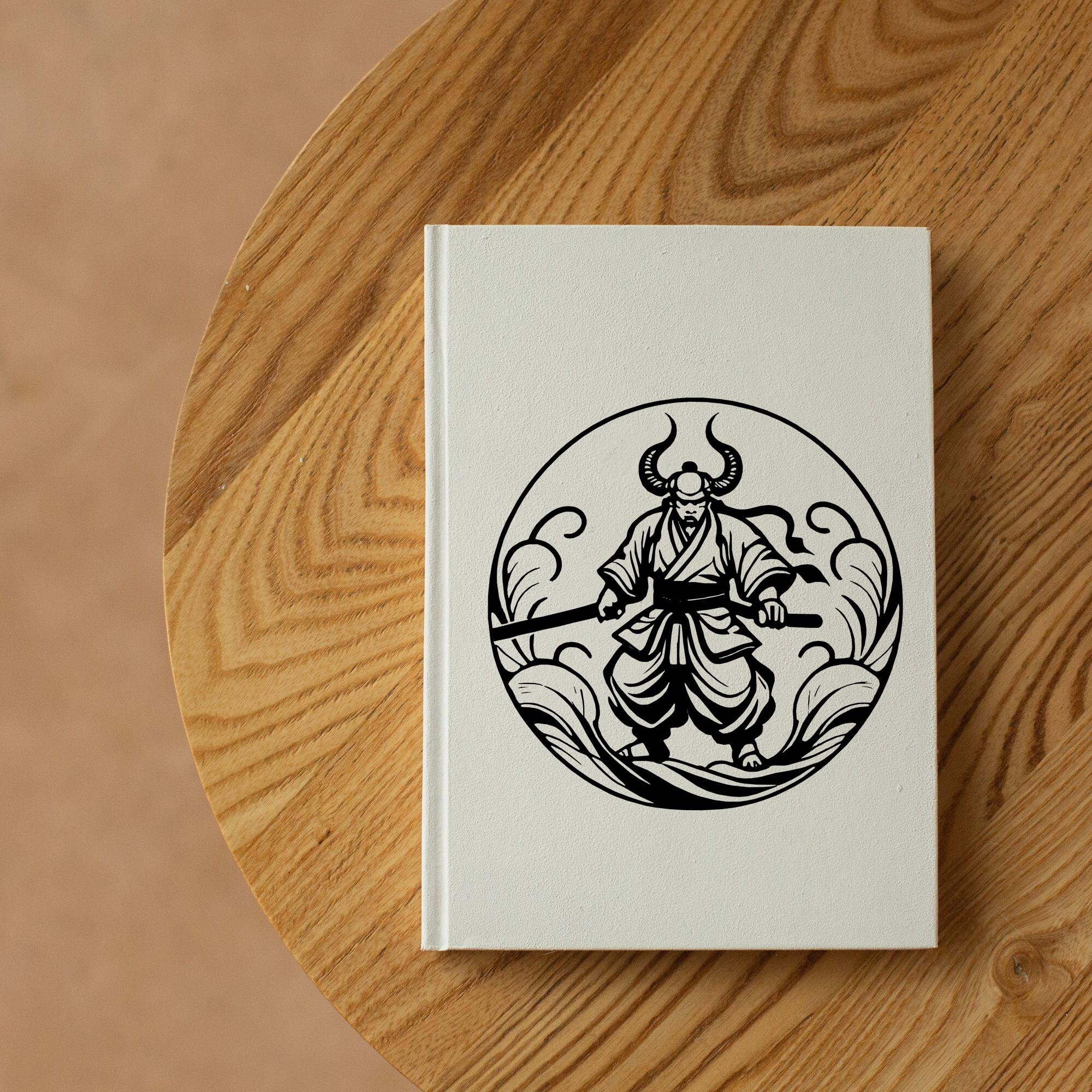 Demon Samurai SVG PNG Collection Japanese Hand Drawn Clipart Vector ...