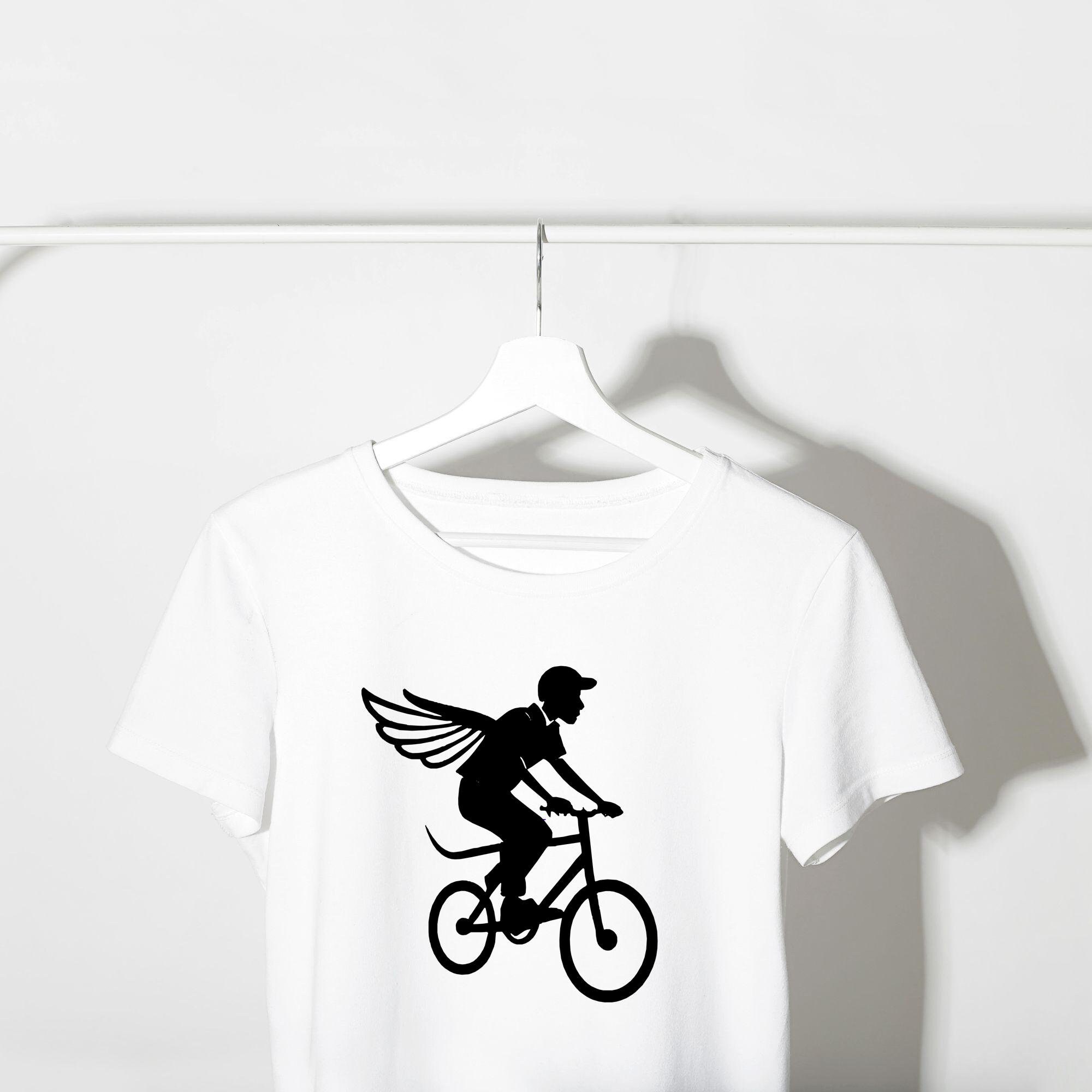 Flying Bike SVG PNG Collection Wings Hand Drawn Clipart Skies Themed ...