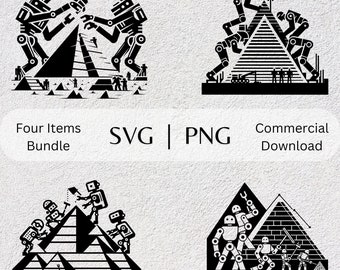 Zen Garden SVG Collection, PNG, Minimalist Clipart, Hand Drawn Monks ...