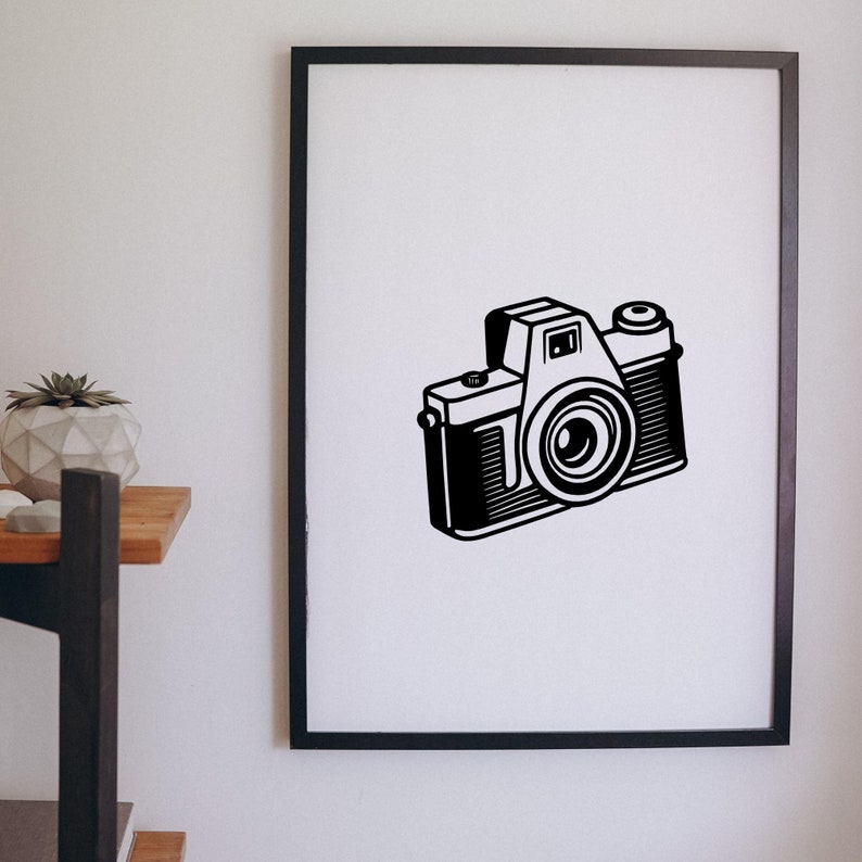 Vintage Camera SVG PNG Collection Photography Hand Drawn Clipart Vector ...