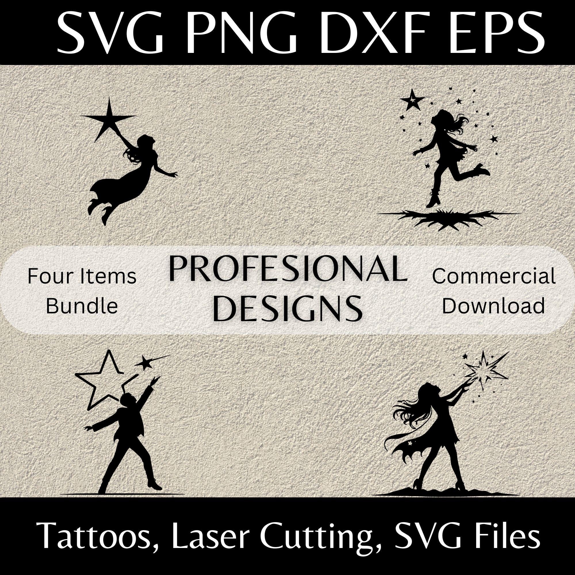 Star Girl SVG Pack Star Girl PNG Files Powers Star Girl Clipart, Unique ...