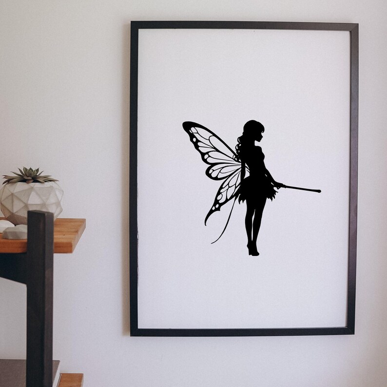 Fairy SVG Pack Fairy PNG Files Magic Fairy Clipart, Unique Pixie Art ...