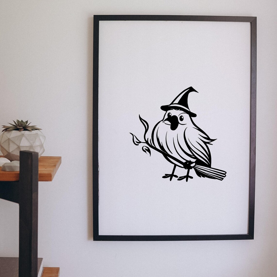 Wizard Bird SVG PNG Collection Magic Hand Drawn Clipart Songbird Themed ...