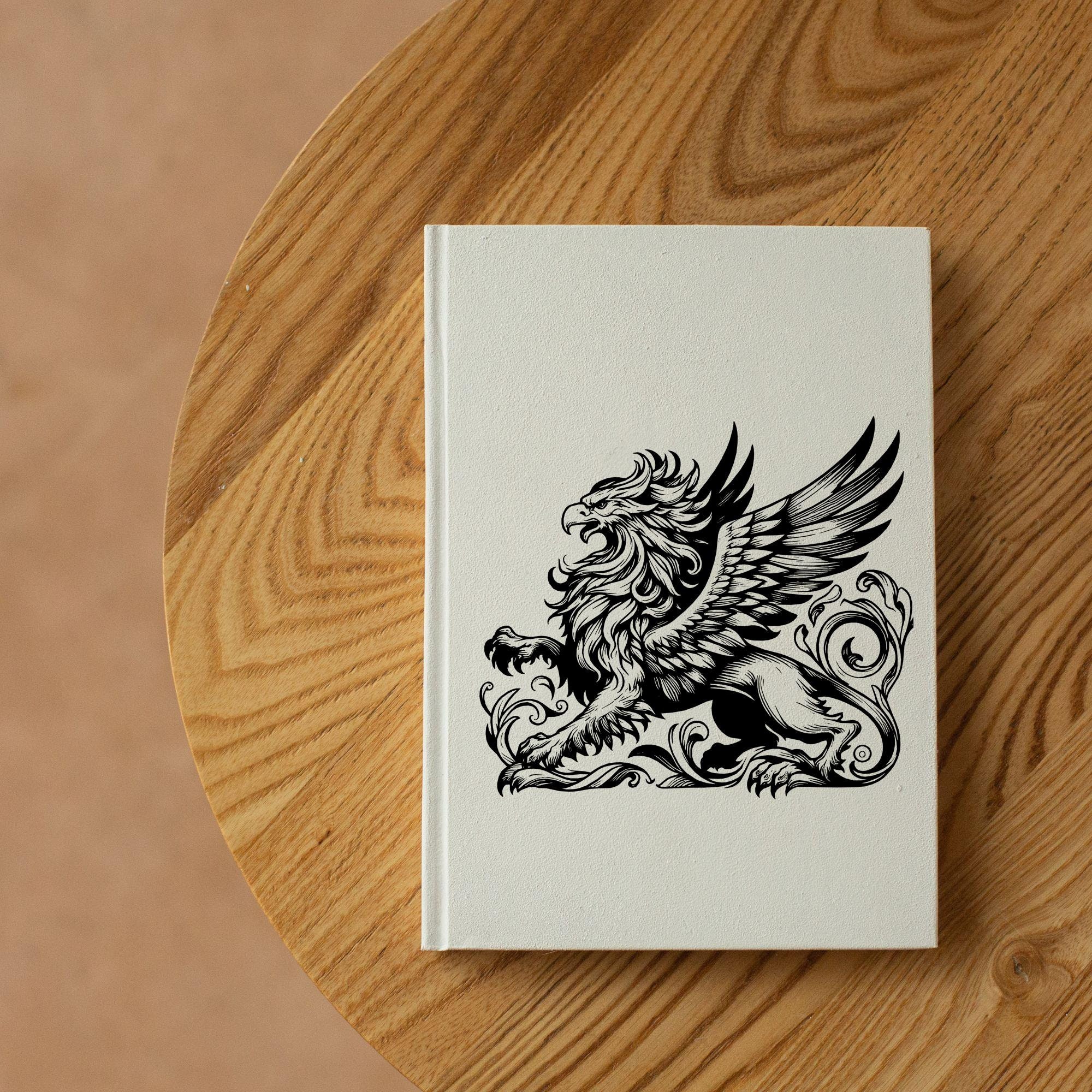 Soaring Griffin SVG PNG Collection Magical Hand Drawn Clipart Mystical ...