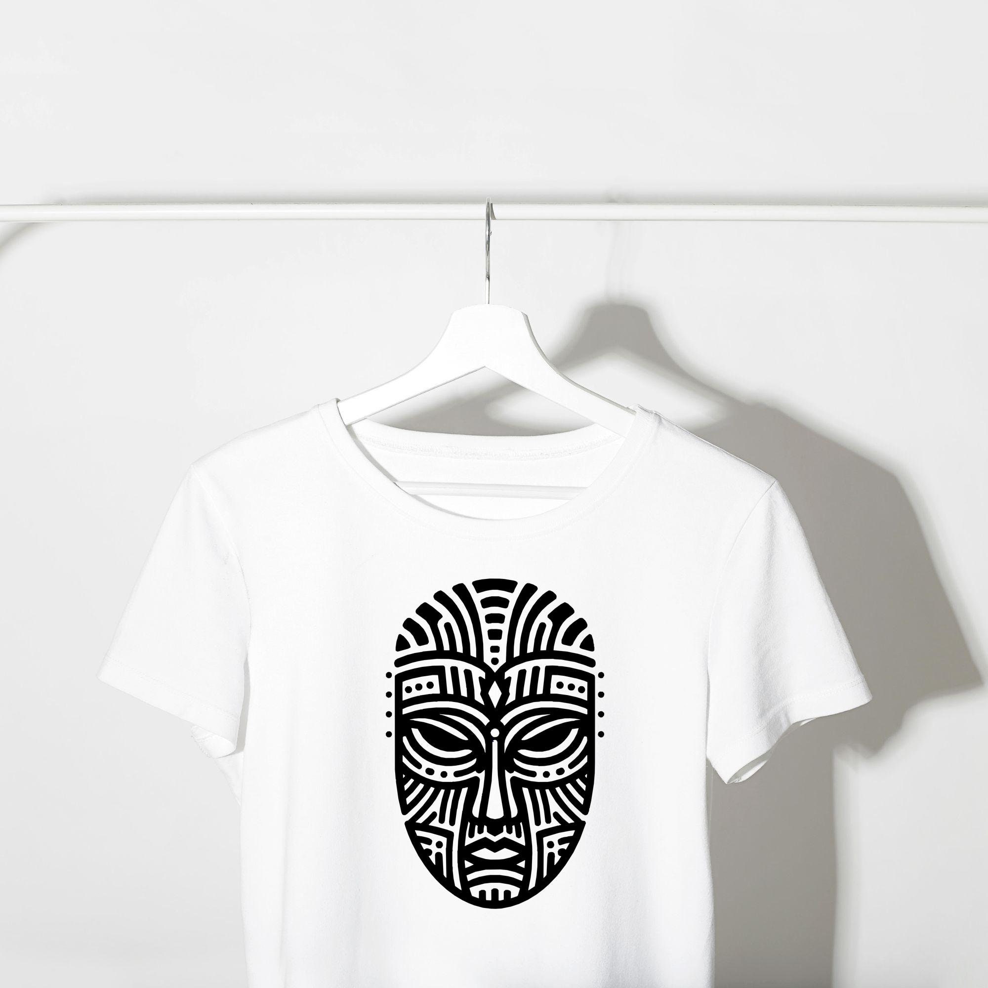 Tribal Mask SVG Collection, PNG, Ritual Clipart, Hand Drawn Spiritual ...