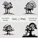 Tree House SVG PNG Collection Playful Hand Drawn Clipart Children ...