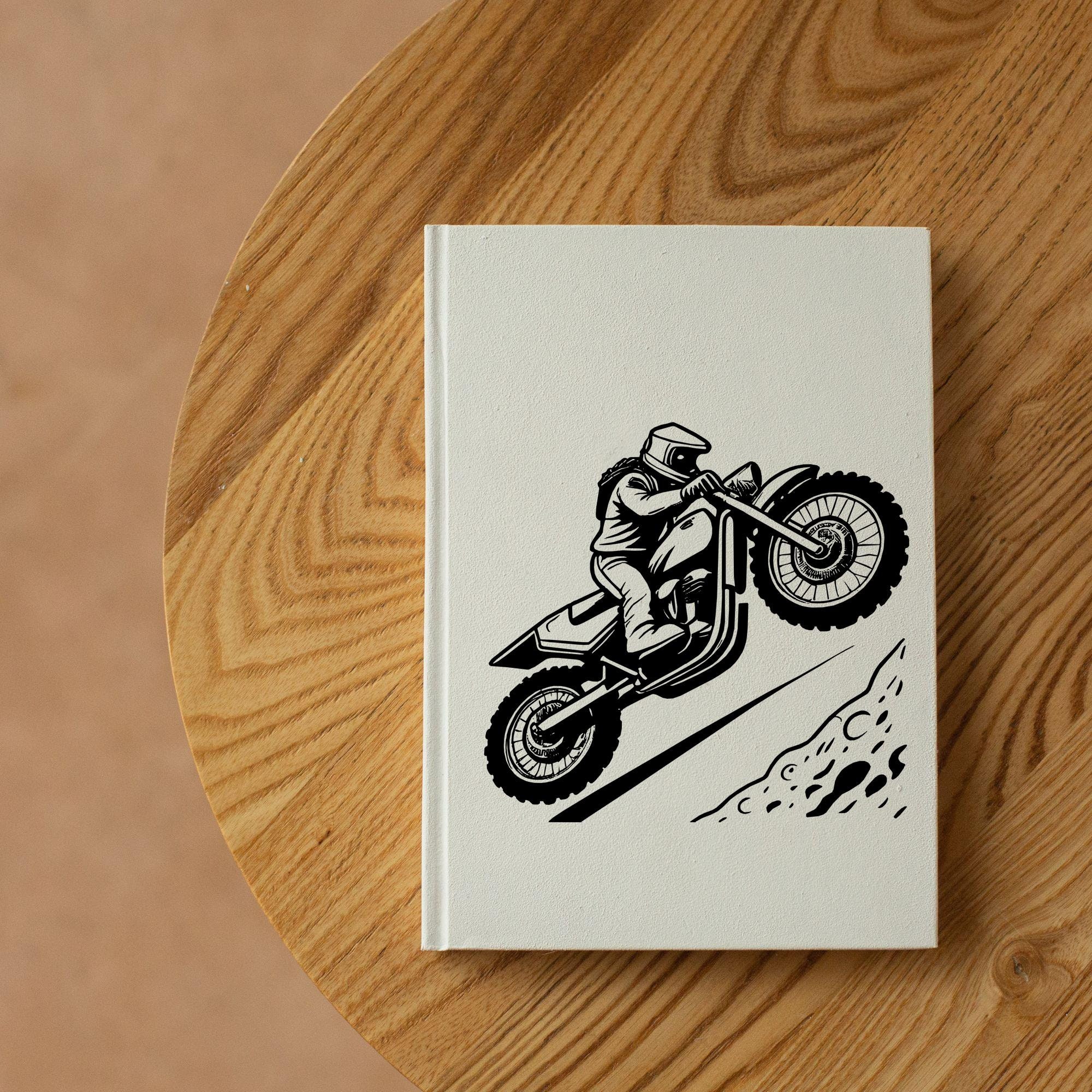 Daredevil Motorcycle SVG PNG Collection Stunts Hand Drawn Clipart ...