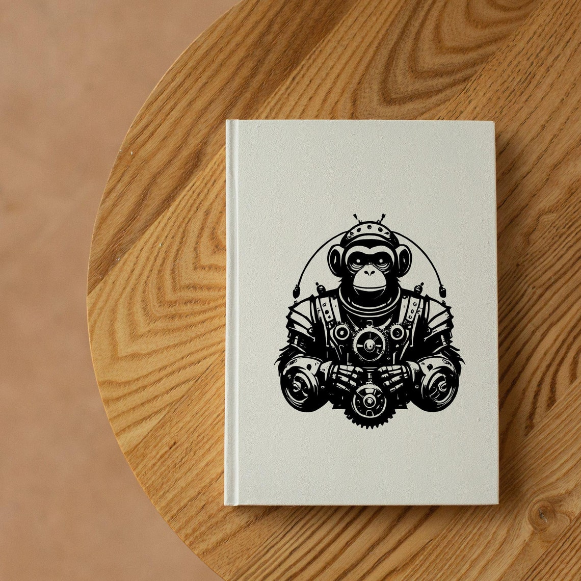 Cyborg Monkey SVG PNG Collection Ape Hand Drawn Clipart Robot Themed ...