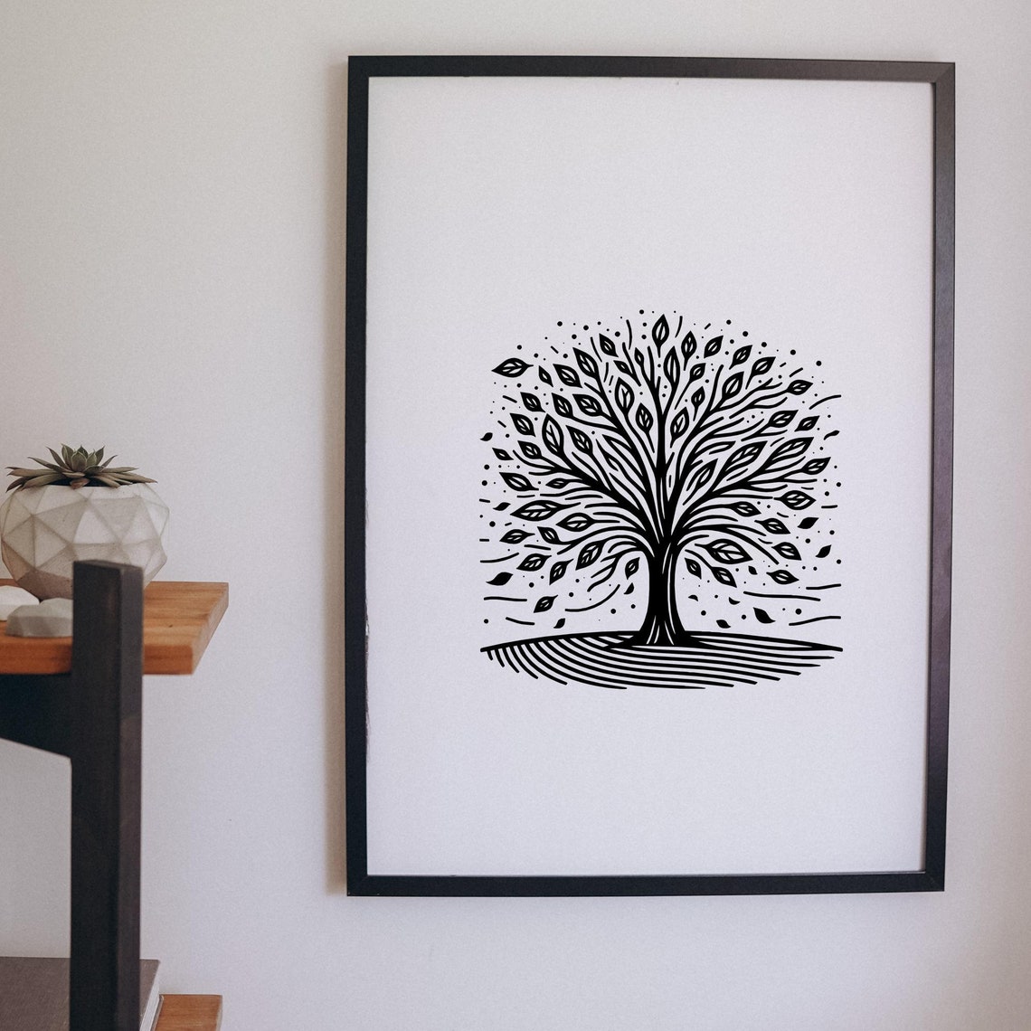 Autumn Tree SVG PNG Collection Seasons Hand Drawn Clipart Fall Themed ...