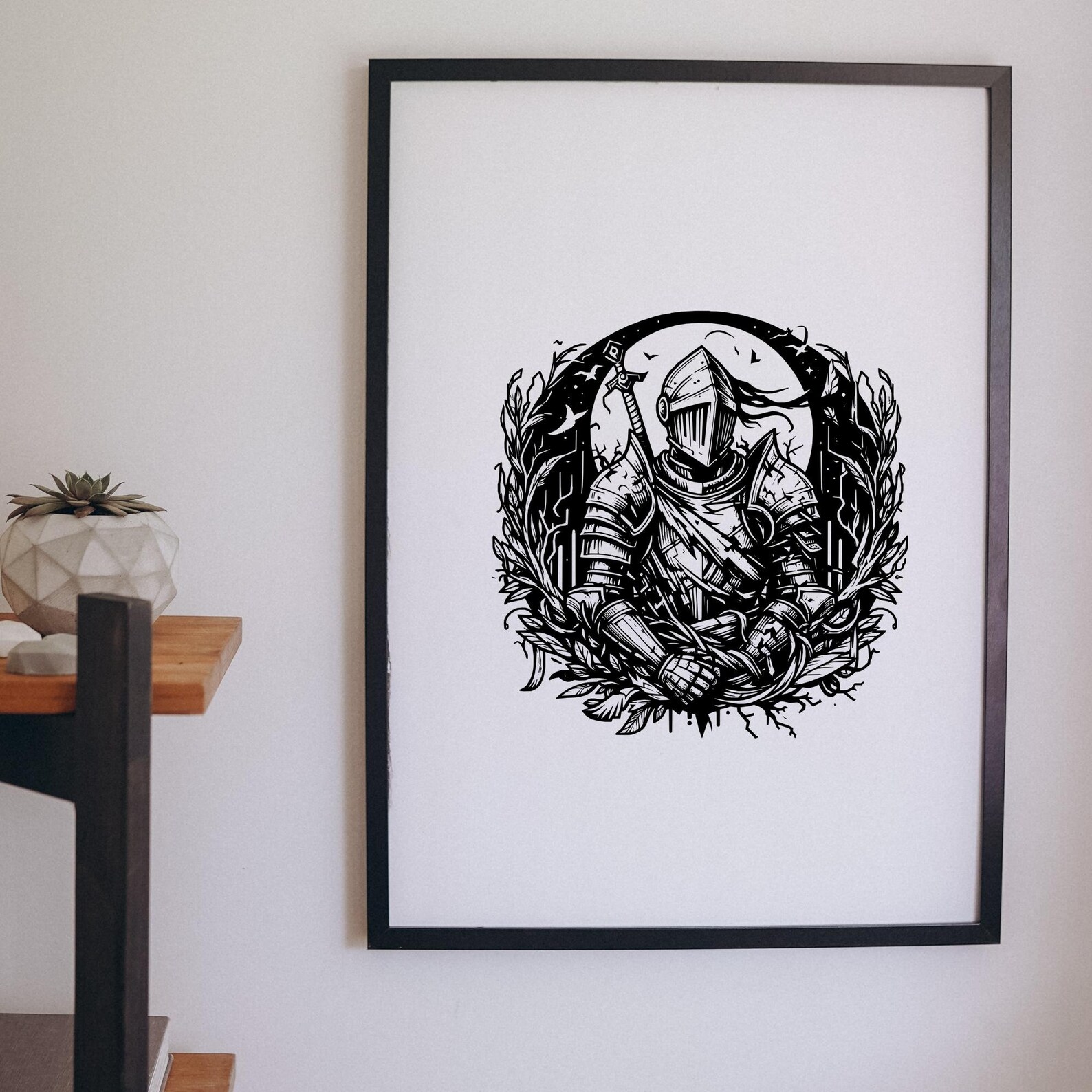 Nature Armor Theme Medieval SVG PNG Collection Knight Hand Drawn ...