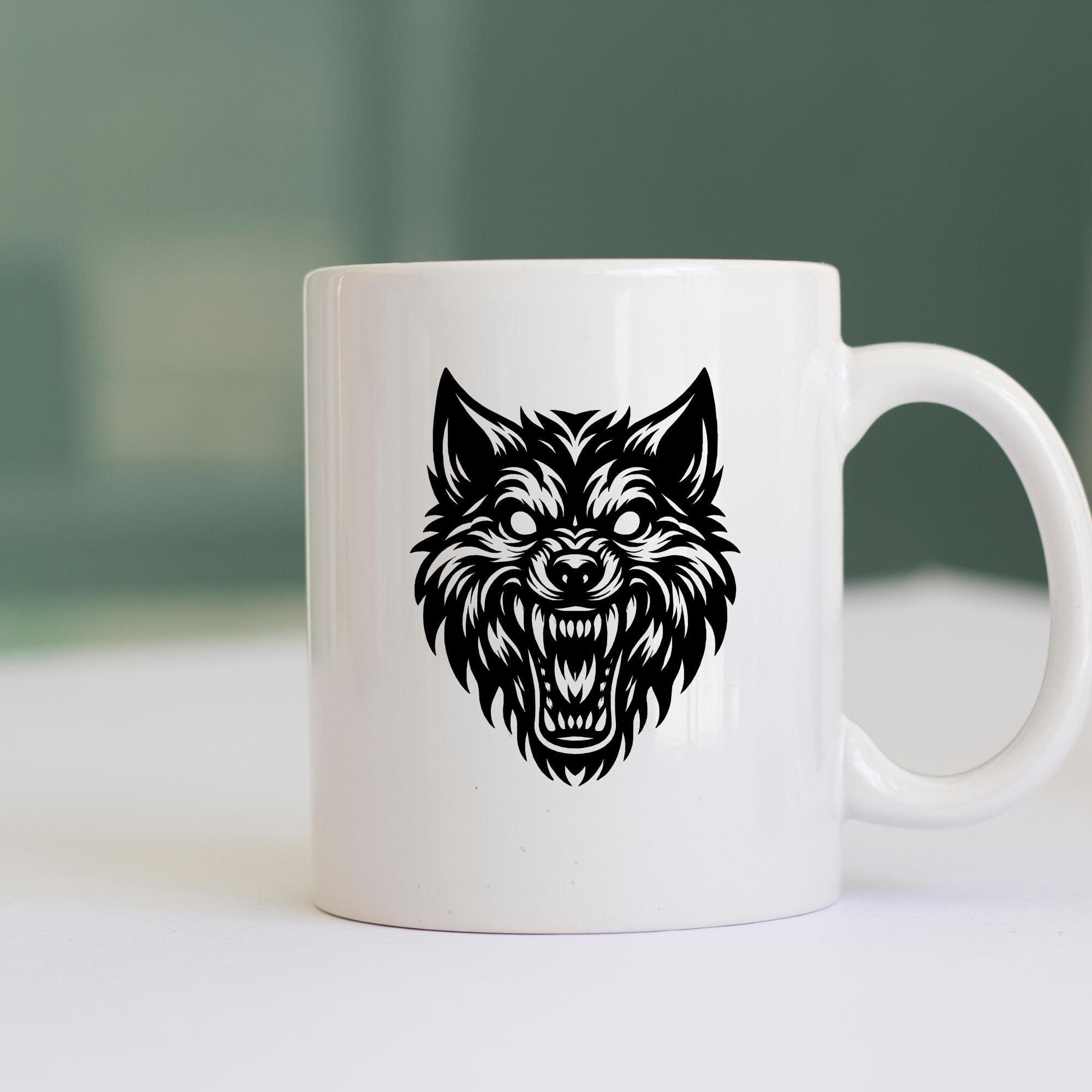 Wild Wolf SVG PNG Collection Hunter Hand Drawn Clipart Animal Themed ...