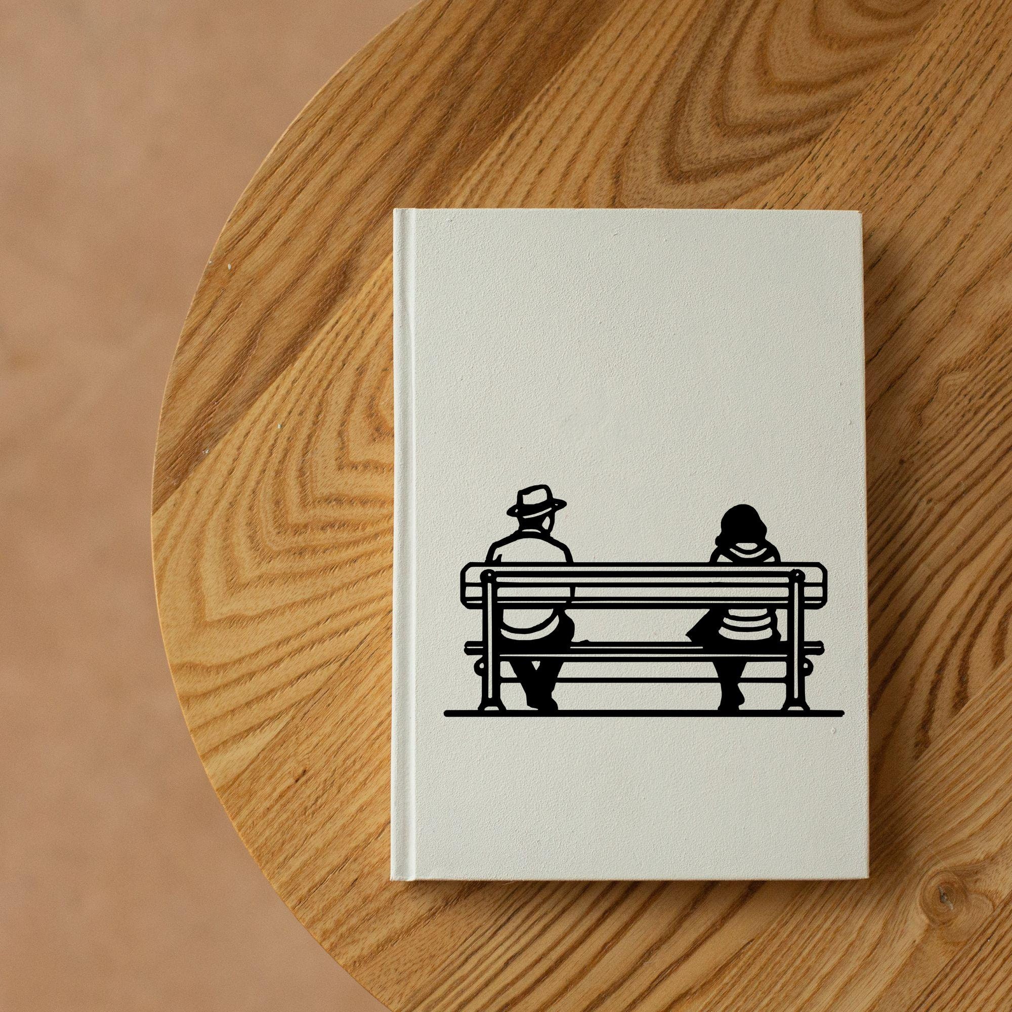 Park Bench SVG PNG Collection Scene Hand Drawn Clipart Romance Themed ...