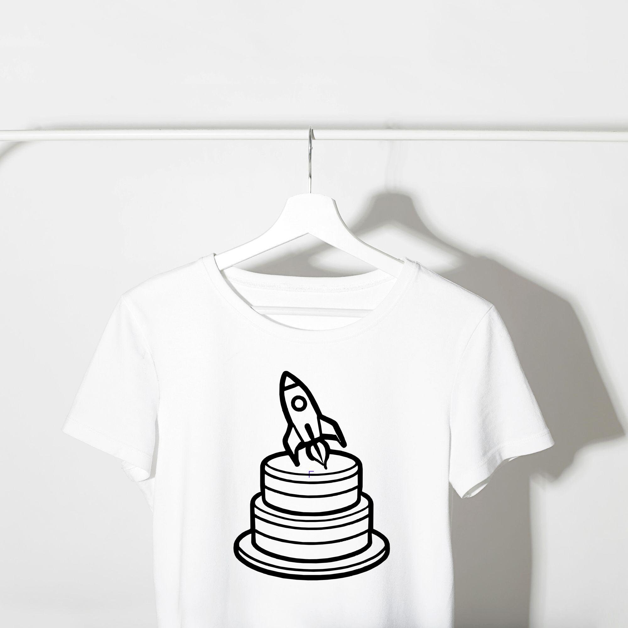 Rocket Cake SVG PNG Collection Space Hand Drawn Clipart Party Themed ...