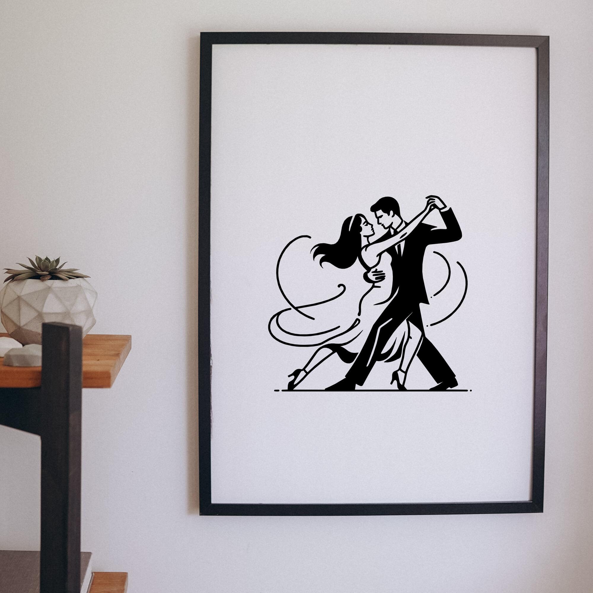 Salsa Dance SVG PNG Collection Latin Hand Drawn Clipart Dance Themed ...