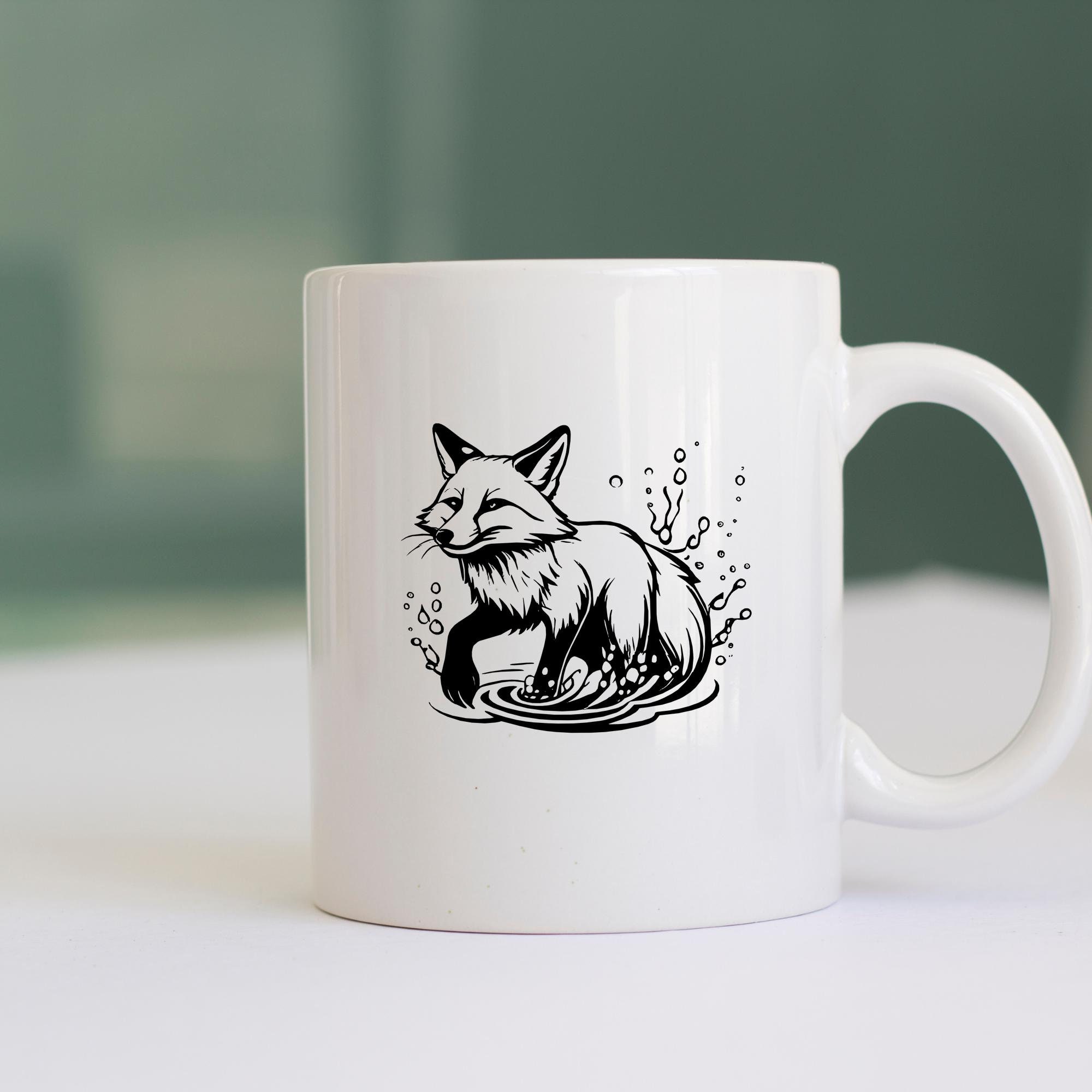 Lake Fox SVG PNG Collection Nature Hand Drawn Clipart Wilderness Themed ...