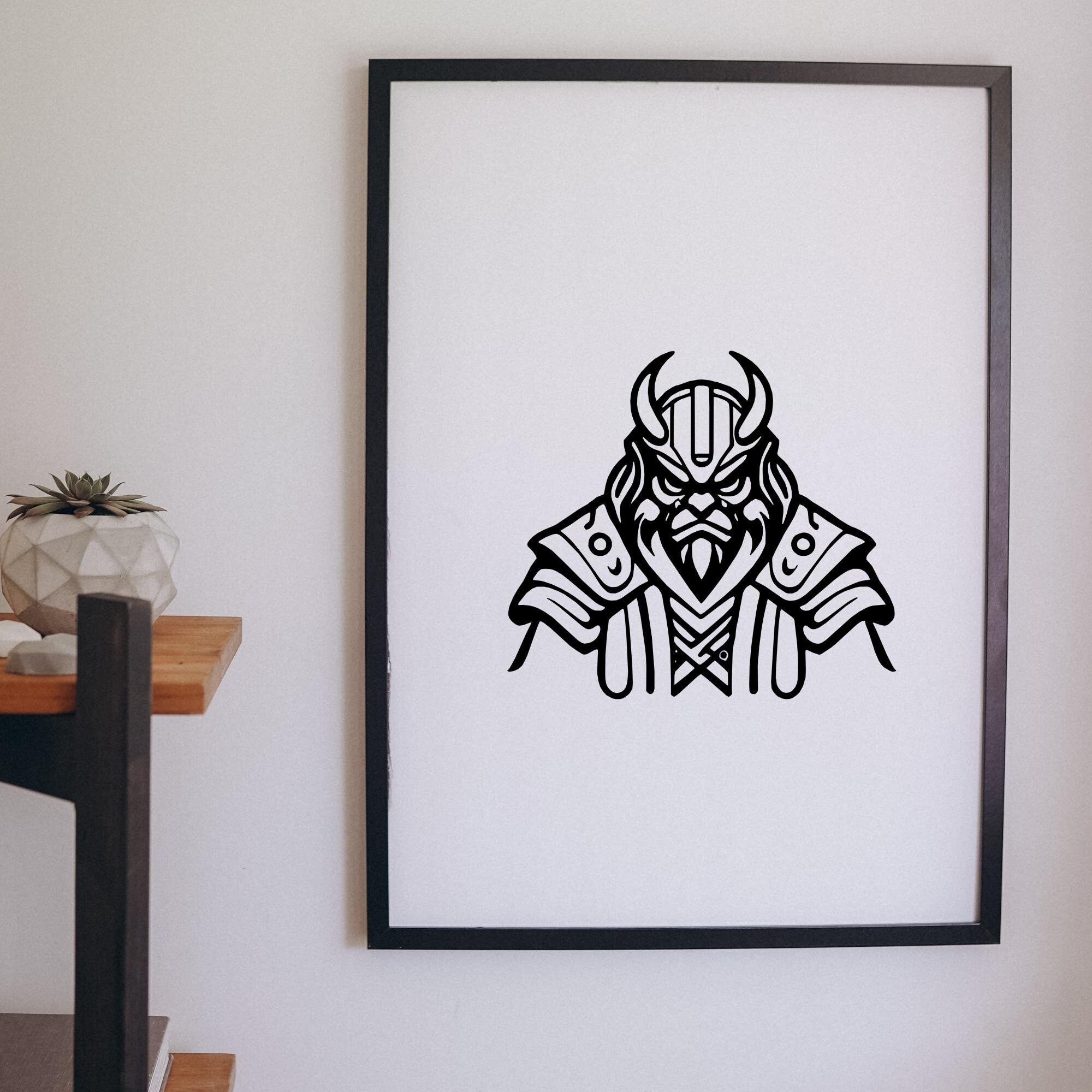 Falcon Samurai SVG PNG Collection Manga Hand Drawn Clipart Vector ...