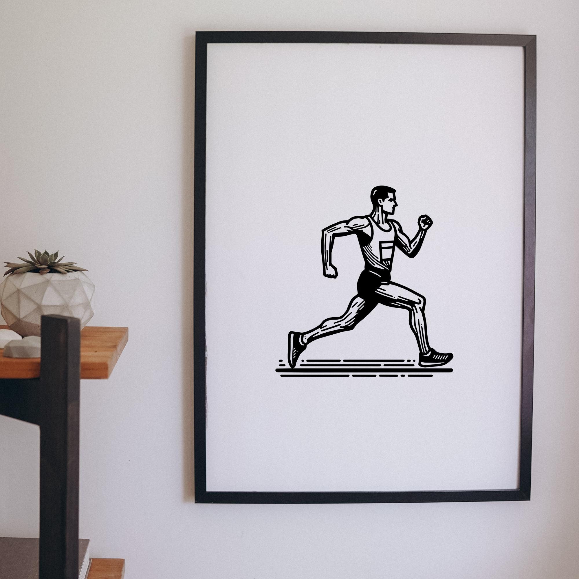 Running Marathon SVG Collection, PNG, Sport Clipart, Hand Drawn ...