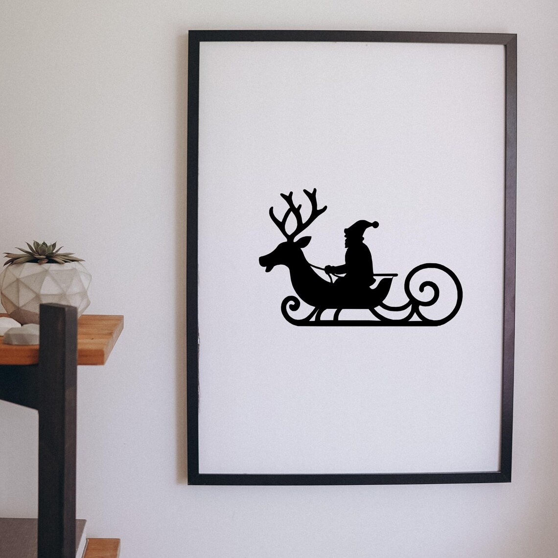 Santa Sledge SVG Pack Santa Sledge PNG Files Christmas Santa Sledge ...